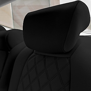 FH Group Custom Fit Seat Covers for 2023-2024 Honda Accord LX Sport Sport SE EX EX-L, Car Seat Covers Full Set, Black Neoprene Seat Covers, Waterproof Car Seat Cover, Honda Accessories