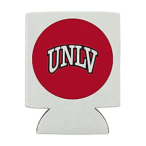 University of Nevada, Las Vegas Primary Logo Can Cooler - Drink Sleeve Hugger Collapsible Insulator - Beverage Insulated Holder