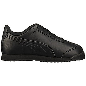PUMA Roma Basic Kids Sneaker (Toddler/Little Kid/Big Kid) , Black/Black, 6 M US Toddler