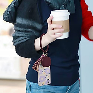 OLEBAND Galaxy Buds 2 Pro/Buds Live/Buds Pro Case Cover with Fashion Tassels and Wrist Ring,Slicone Protectiver Cover for Women and Girls,Burgundy