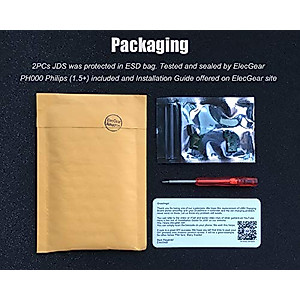 2PCs JDS-055 Replacement Charging Port Assembly for PS4 DualShock 4, Repair Part Micro USB Adaptor Charger Socket Board Connector Module for PlayStation DS4 Controller, Flex Cable, Tool Screwdriver