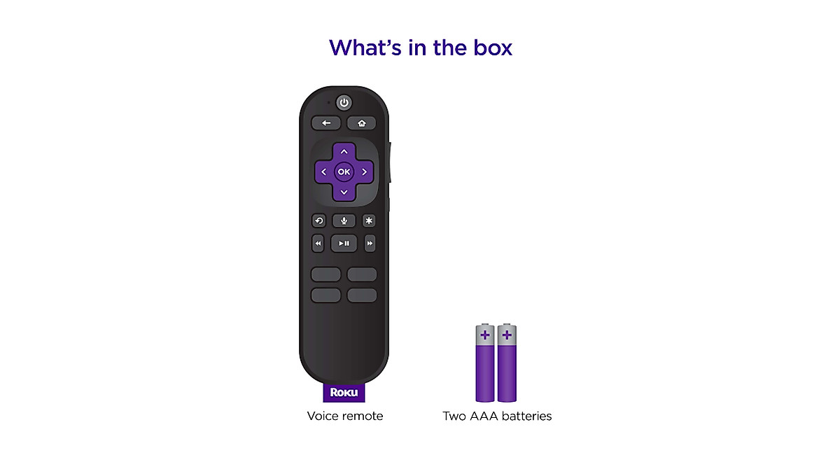 Roku Voice Remote Official — Universal Control with Voice Search