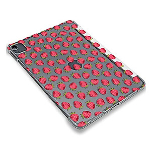 Cute Strawberries Kawaii Art case Compatible with iPad Mini Air Pro 7.9 8.3 9.7 10.2 10.9 11 12.9 inch Pattern Cover New 2022 2021 Trifold Stand 3 4 5 6 7 8 9 Generation 474 (10.2" 7/8/9 gen)