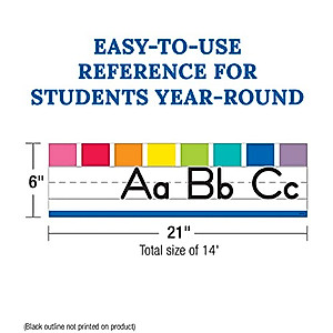 Schoolgirl Style - Hello Sunshine | Alphabet Line | Manuscript Mini Bulletin Board, 8pcs