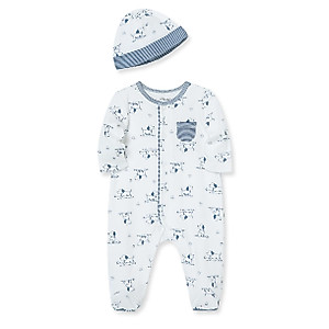 Little Me Baby Toile Footie with Hat, Puppy, Preemie