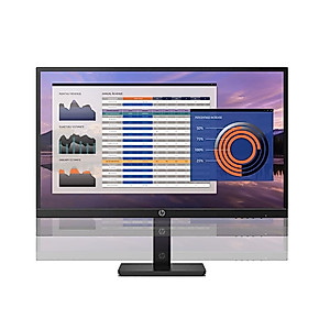 HP P27h 27-Inch G4 FHD (1920 x 1080) IPS Display Monitor 5ms 75hz Refresh Rate with DP HDMI VGA Inbuilt Speaker Low Blue Light Mode Vesa Mount Height Adjustable Mercury-Free Display