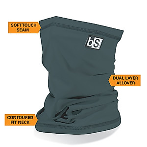 BLACKSTRAP The Tube, Dual Layer Cold Weather Neck Gaiter and Warmer for Men and Women (Black)