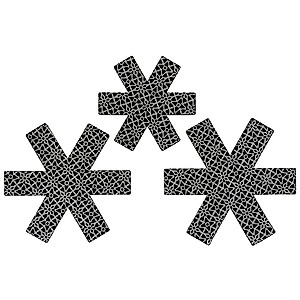 Pot and Pan Protectors for Stacking, Mosaic Design- Set of 12 in 3 Different Sizes, Cookware Protector/Dividers, Pan Separator Anti-Slip to Prevent Scratching or Marring When Stacking (Grey)