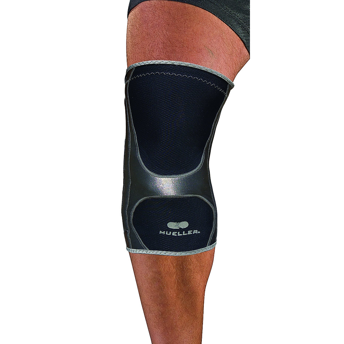 MUELLER Sports Medicine Hg80 Knee Support Sleeve, for Men and Women, Black, Large