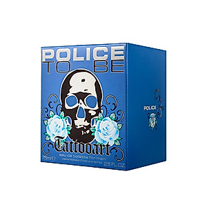 POLICE To Be Tattooart For Man - Fragrance For Men - Mysterious And Elegant Scent - Intriguing Base Of Amberwoods And Tonka Beans - For A Man Who Likes The Risk Of A Free Spirit - 2.5 Oz EDT Spray