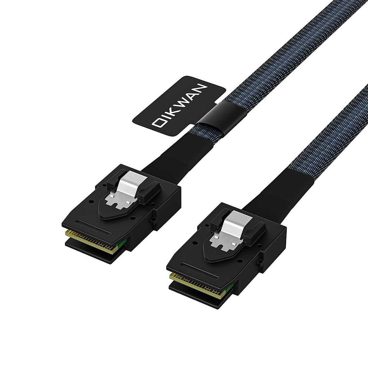 OIKWAN Internal Mini SAS to Mini SAS Cable, SFF8087 36 Pin to SFF8087 36Pin Data Cable Male Cord for Server, Raid Controller, SAS/SATA HBA, Data Storage System-2.6FT