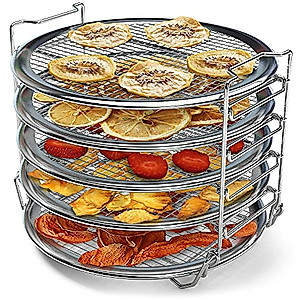 Dehydrator Rack for 8 qt Instant Pot Air Fryer Lid, Instant Pot Vortex 10 qt Air Fryer Oven, Compatible Instant Pot Accessories Air Fryer Dehydrator Rack