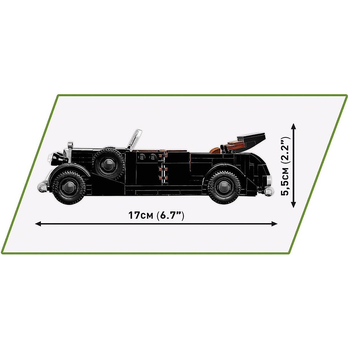 COBI Historical Collection World War II German Staff Car Type 770 Vehicle