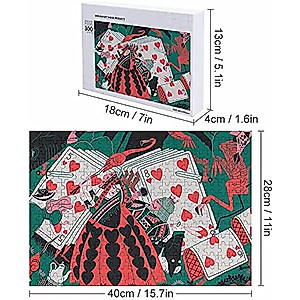 WZVZGZ Adults Jigsaw Puzzle 300 Piece Wooden Adults Children Puzzles,American Flag Eagle,Eagle USA,American Flag Eagle,Patriotic Eagle Flag,Educational Puzzle Family Game Gift for Adults and Kids