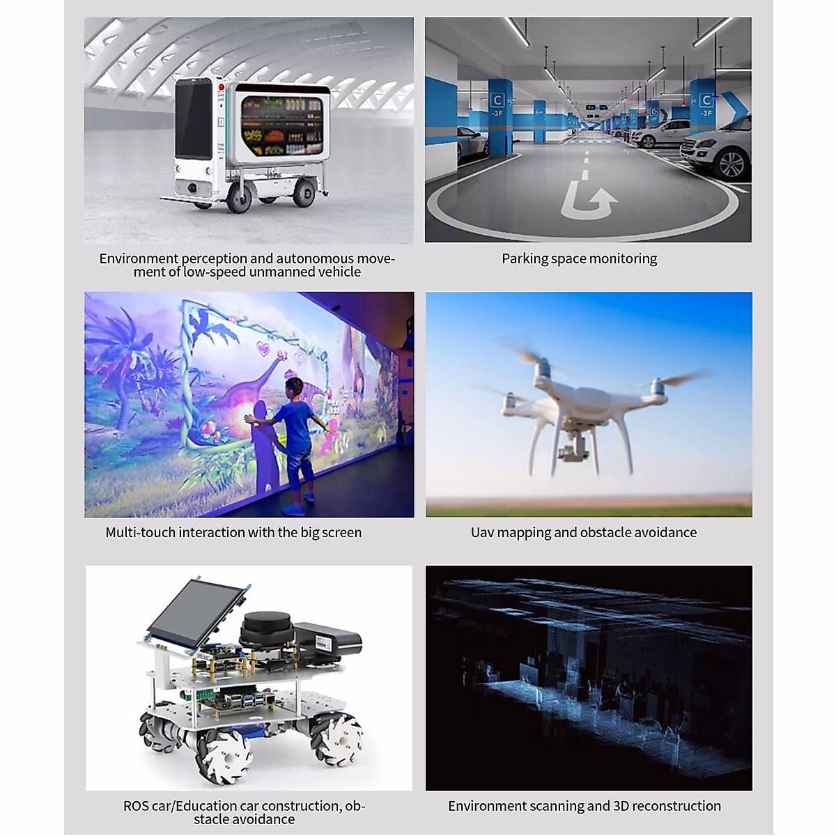 Slamtec RPLIDAR S2E Lidar Sensor 2D 360 Degree 30 Meters Scanning Radius LIDAR Scanner with Ethernet UDP Interface for ROS/ROS2 Obstacle Avoidance and Navigation of Robots