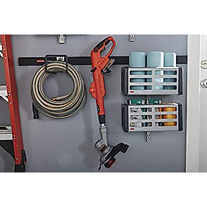 Rubbermaid FastTrack Power Tool Hook, Garage Organization Wall Hanger, Tool Hanger, Wall Mount and Heavy Duty Tool Hanger