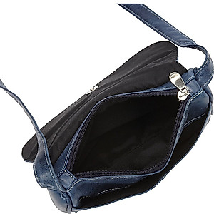 David King & Co. Florentine Flap Front Handbag 3521, Purple, One Size