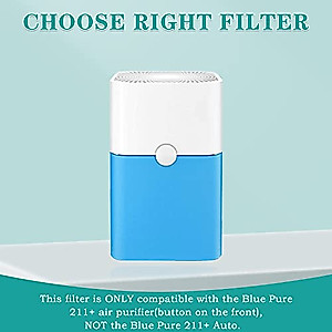 211+ Filter Replacement for Blue Air 211 Purifier (2 Pack) by Cobectal