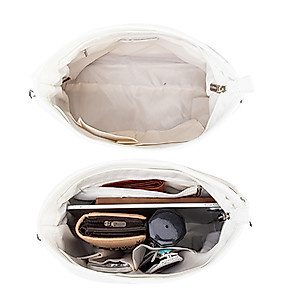 Montana West Soft Hobo Bags for Women Purses and Handbags Top Handle Shoulder Bags with Adjustable Guitar Strap MWC-085BWT