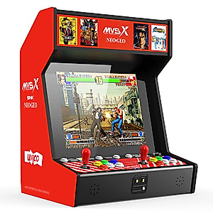 UNICO MVSX Arcade with Base and Riser Set, Pre-Loaded 50 SNK Official Genuine Retro Games, Including The King of Fighters/Samurai/Metal Slug and More