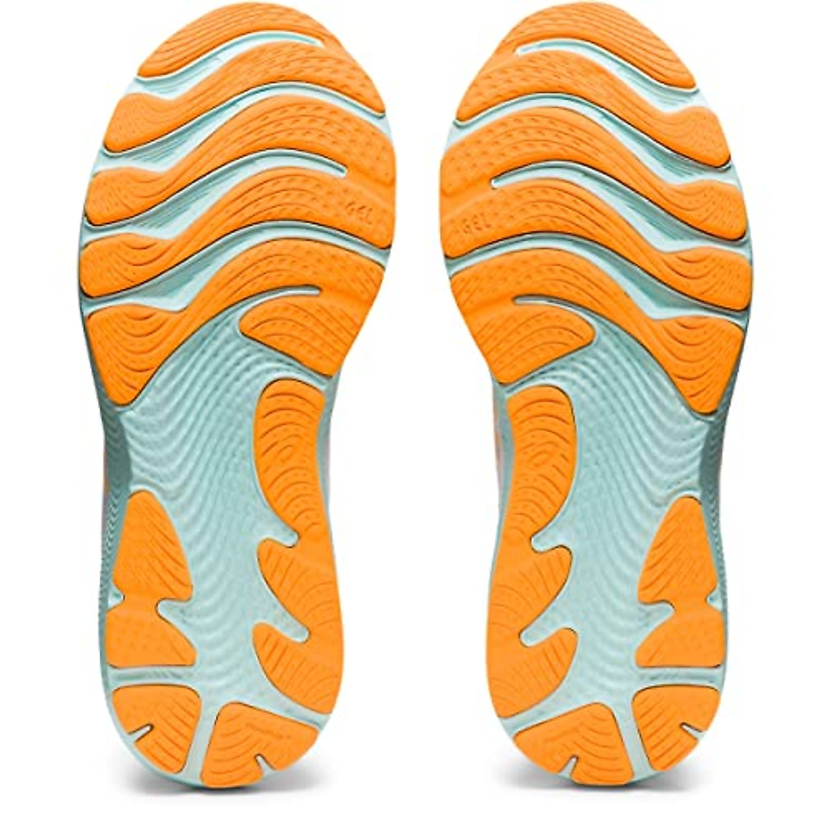 ASICS Women's Gel-Cumulus 24 Running Shoes, 9.5, White/Orange POP