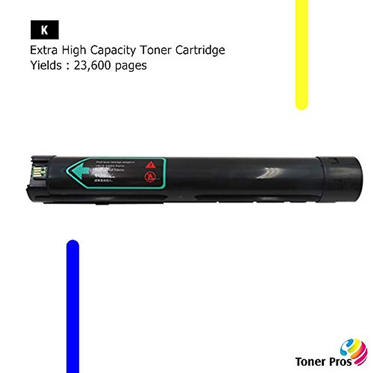TONER PROS [Extra High Yield] Remanufactured Toner Replacement for Xerox Versalink C7020 C7025 C7030 Printer (4 Color Pack) Black 23,600 Color 16,500 Page (106R03737, 106R03738, 106R03739, 106R03740)