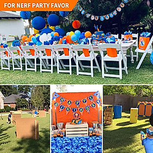 Pandahero 12 Small Gun Set for Nerf Party Supplies and Favors, for Boys' Birthday Bulk Nerf War Party Pack Bundle, Equipped with 12 Mini Pistol Blaster and 40 Foam Darts - for Kids, Teens, Adults