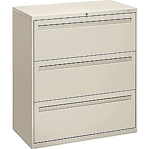 HON 783LQ 700 Series Three-Drawer Lateral File, 36w x 19-1/4d, Light Gray