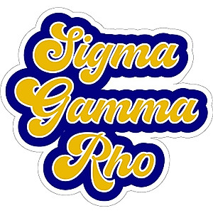 Sigma Gamma Rho Retro Sorority Car Magnet Set of 2 Removable No Residue All Weather Magnets for Sorority