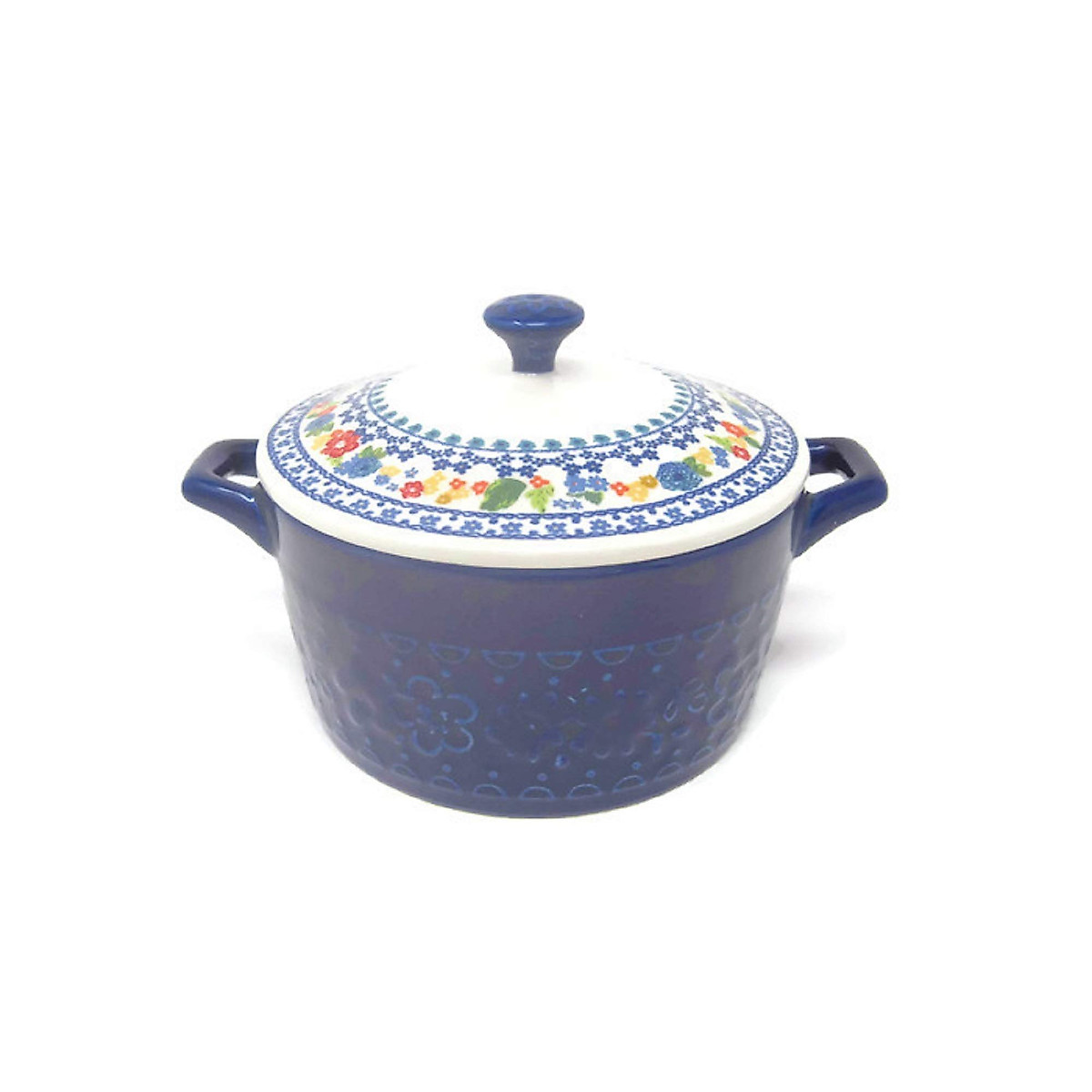 Pioneer Woman Mini Casserole with Lid (14.4 oz, Cobalt)