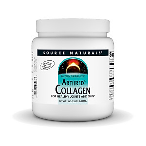 Source Naturals Arthred Collagen Protein Powder - Unflavored Quick Dissolve Hydrolyzed Peptides - Anti Aging Support For Bone, Joint & Skin Health - 9 oz (30 Servings)