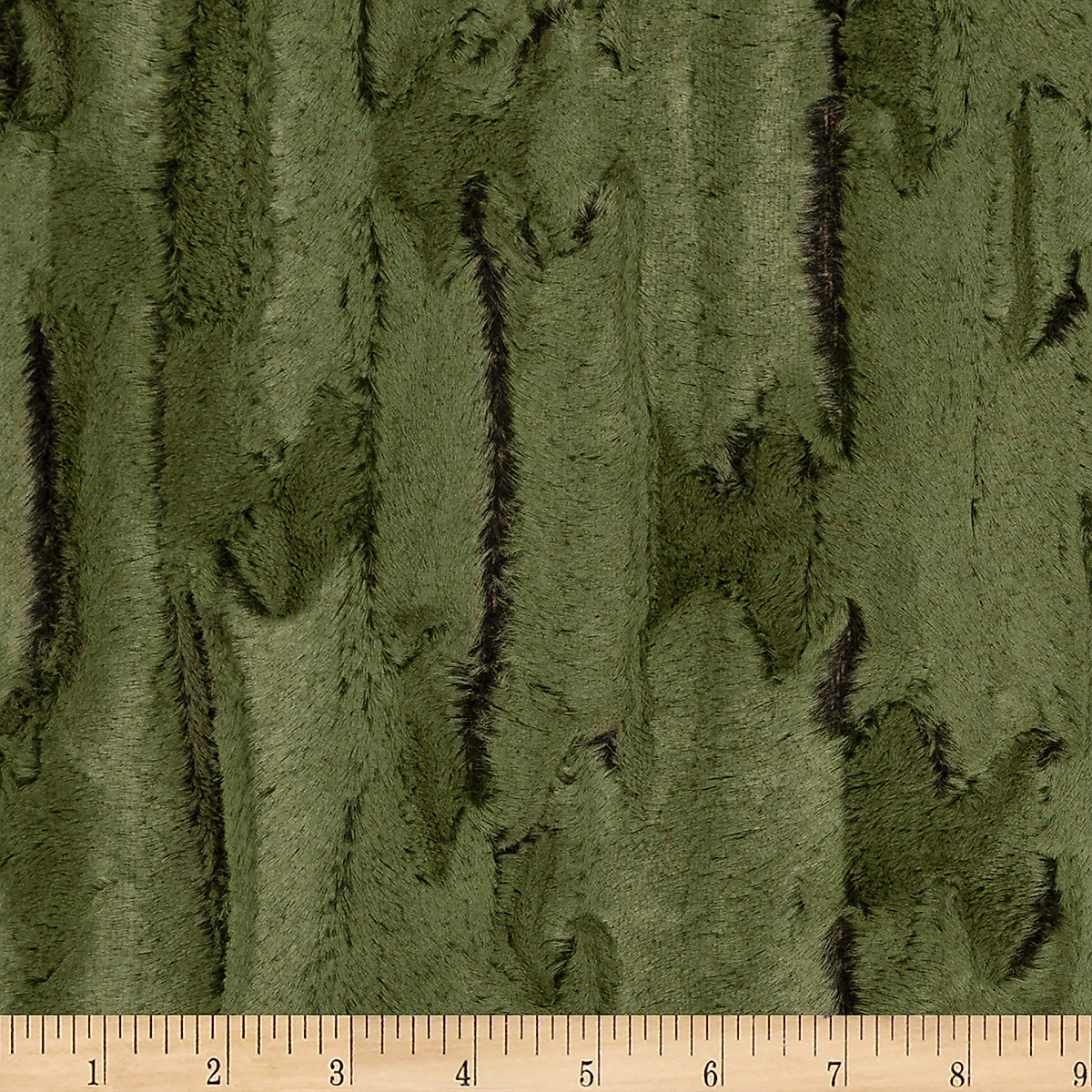 Shannon Minky Luxe Cuddle Forest Fox Loden, Fabric by the Yard