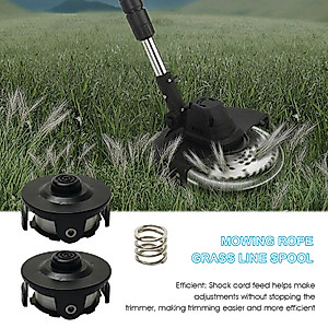 BIVITA Grass Cutter Spool, 195858-1/196146-9 Trimmer Spool - Nylon Thread Spools Replacement - Round Shape Cutter Parts, Grass Trimmer Machine Accessories