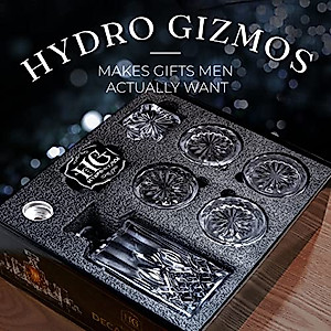 Luxury Gift For Men – Whiskey Decanter Set For Beloved Husband Or Dad Birthday Gift – 4 Whiskey Glasses And Decanter Set Is a Great Gift Idea for Whisky, Bourbon, or Scotch lovers