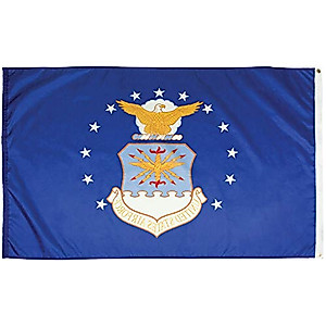FlagSource U.S. Air Force Nylon Military Flag, Made in The USA, 4x6'