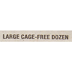 Amazon Brand - Happy Belly Cage-Free, Large, White Eggs, 1 Dozen (Packaging May Vary)