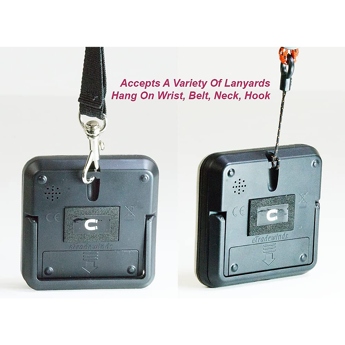 Elegant Digital Kitchen Timer Stainless Steel - Plumberry - Strong Magnetic Back - Kickstand - Loud Alarm - Large Display - Auto Memory - Auto Shut-Off - Model eT-24 (Plumberry) by eTradewinds