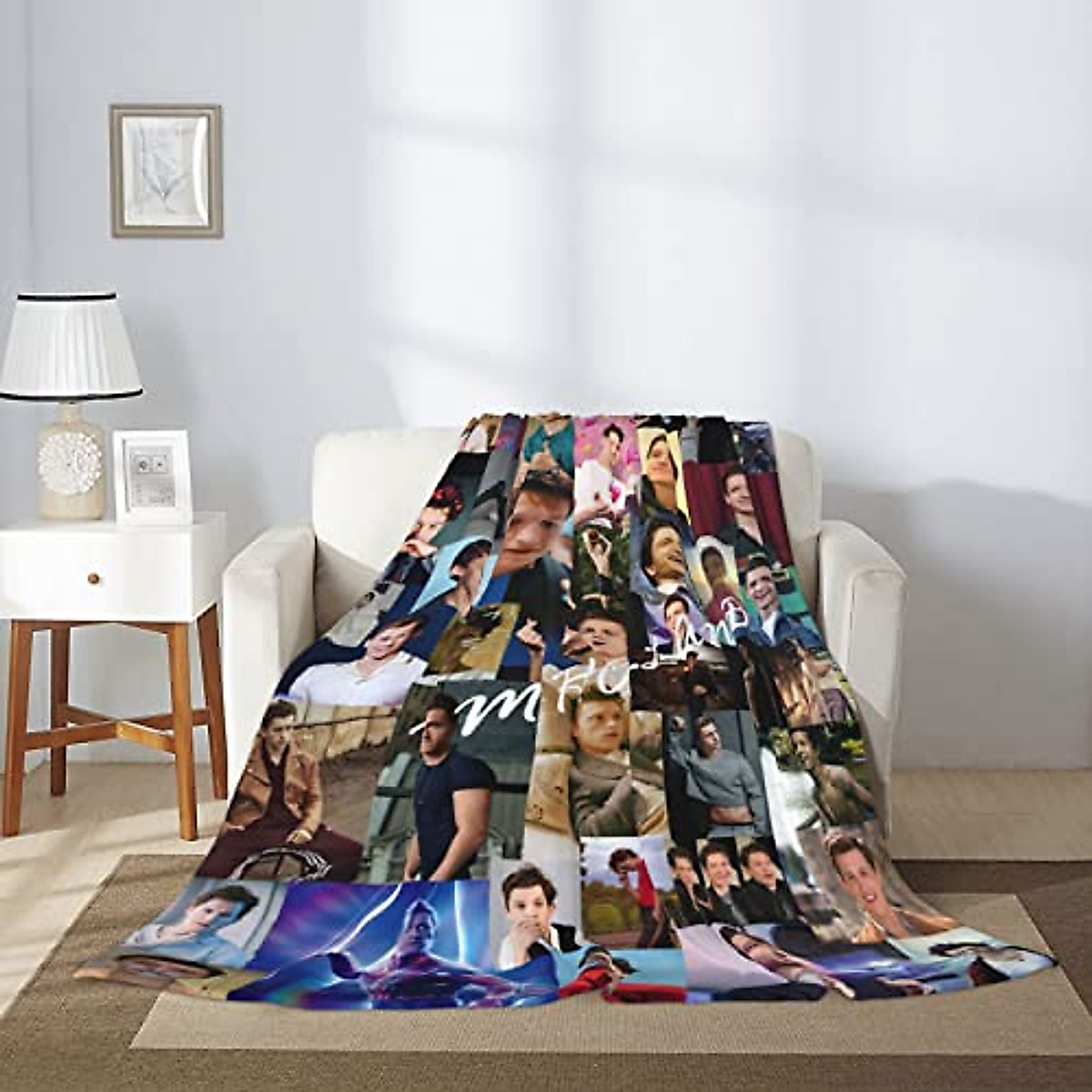 Blanket Throw Blanket Super Soft Lightweight Fleece Blankets All Season Warm Microfiber Blanket for Bed Couch Sofa