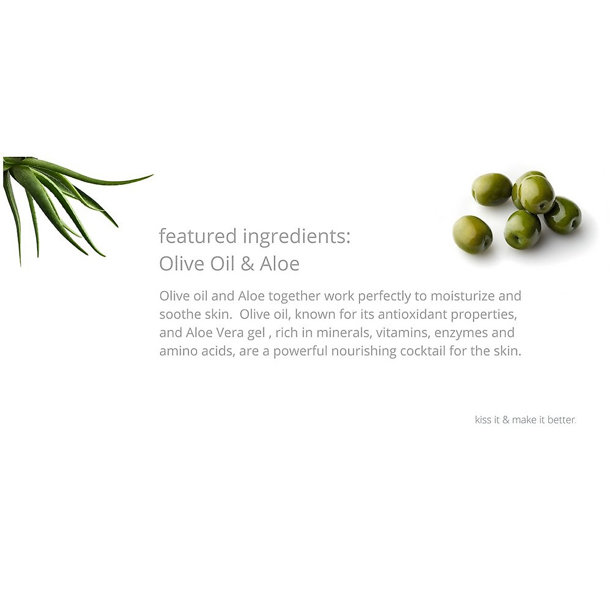 Kiss My Face Pure Olive Oil Soap with Aloe Vera, Moisturizing Bar Soap, 8 oz Bars, Olive & Aloe, 64 Ounce (Pack of 8)