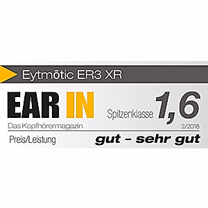 Etymotic ER3XR Extended Response Earphone,Black