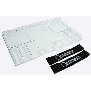 Harmony Audio Cases HC-DC2 Protective DJ Gear Saver Polycarbonate Hard Plastic Dust Cover Case Compatible with Native Instruments Kontrol S4 Mk3 Controller Deck (Includes Stretch Bands)