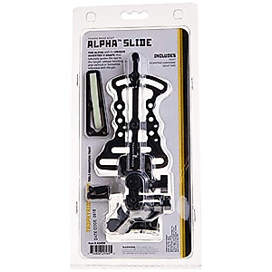 Trophy Ridge Alpha Slide Archery Bow Sight - A-Shaped .019” Single Pin Sight for Unbeatable Visibility, Right Hand