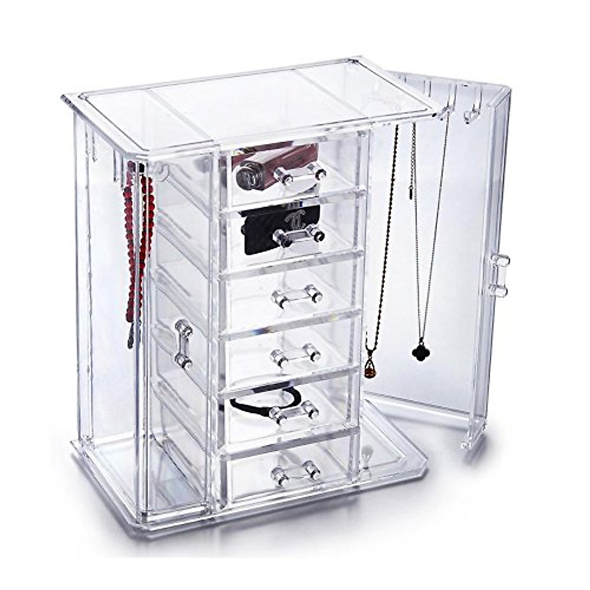 OnDisplay 6 Drawer Acrylic Jewelry Cabinet Organizer