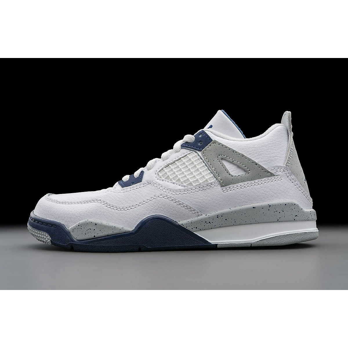 Jordan Preschool Air 4 Retro PS BQ7669 140 Midnight Navy - Size 11.5C