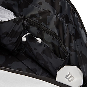 Wilson Ladies' Tennis Racket Bag, For up to 4 Rackets, Polyester, Cream Colour