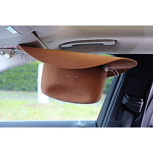 CHLIVE Hat Rack[New Version] for Pickup Truck SUV Car, Sturdy Cowboy Hat Holder to The Car Visor