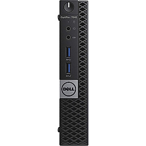 Dell Optiplex 7040 Micro Desktop Computer PC, Intel Quad Core i5, 16GB RAM, 1 TB SSD, Windows 10 Pro, Periphio Wireless Keyboard & Mouse (Renewed)