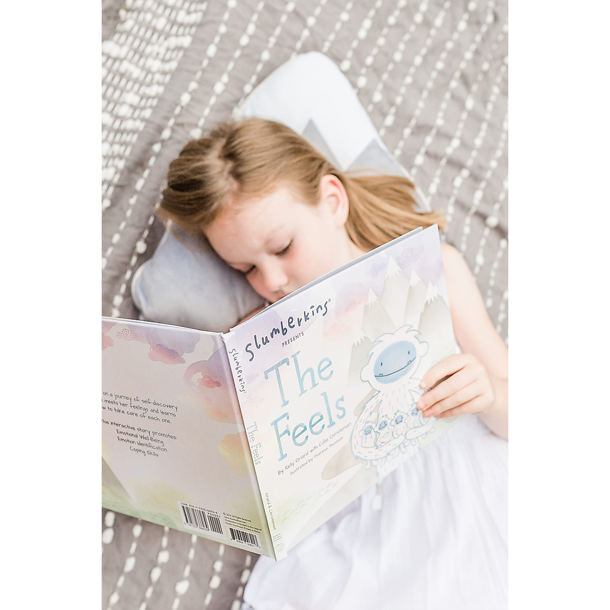 Slumberkins The Feels Set - Includes 5 Mini Feels Plush Toys, Interactive Story Book, & Slumberkins Mountain Pillow for Easy Storage - Social Emotional Tools for Ages 0+