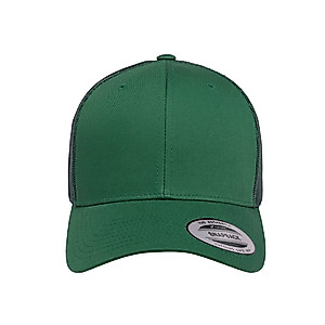 L2K Classics Plain Trucker Mesh Cap Baseball Cap - Mens Hats Trucker Hats for Men - Evergreen