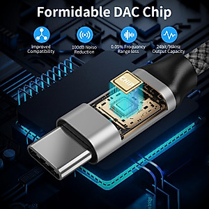 PPTVC USB Type C to 2 RCA Audio Cable,Type-C RCA Cable 6ft, 2rca Jack USB-C Audio Line for Xiaomi,LG,Home Theater Amplifier,DVD, TV Speaker